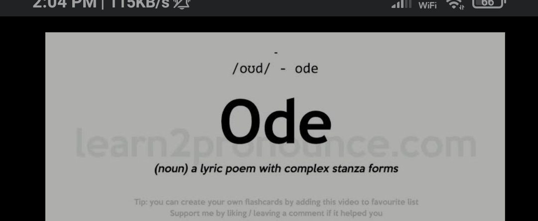 What is an Ode ? – Eduindex News