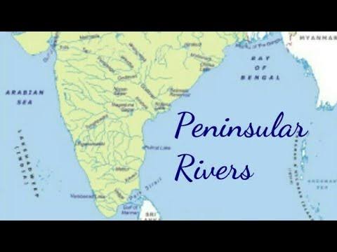 The major Peninsular rivers of india: – Eduindex