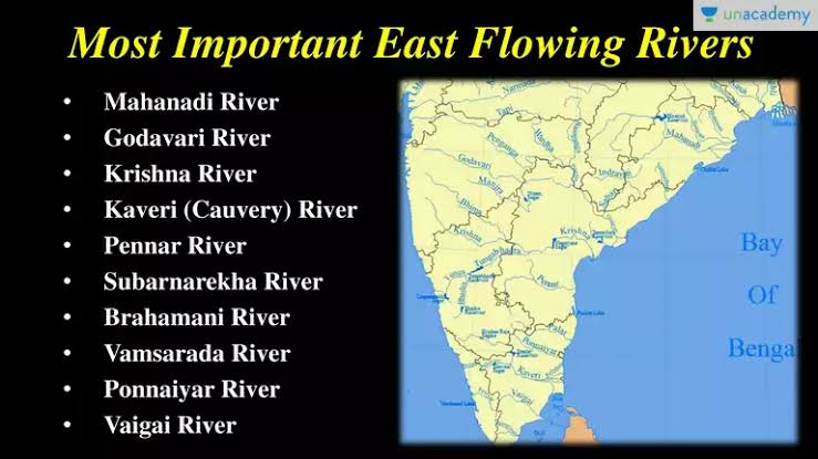 The major Peninsular rivers of india: – Eduindex