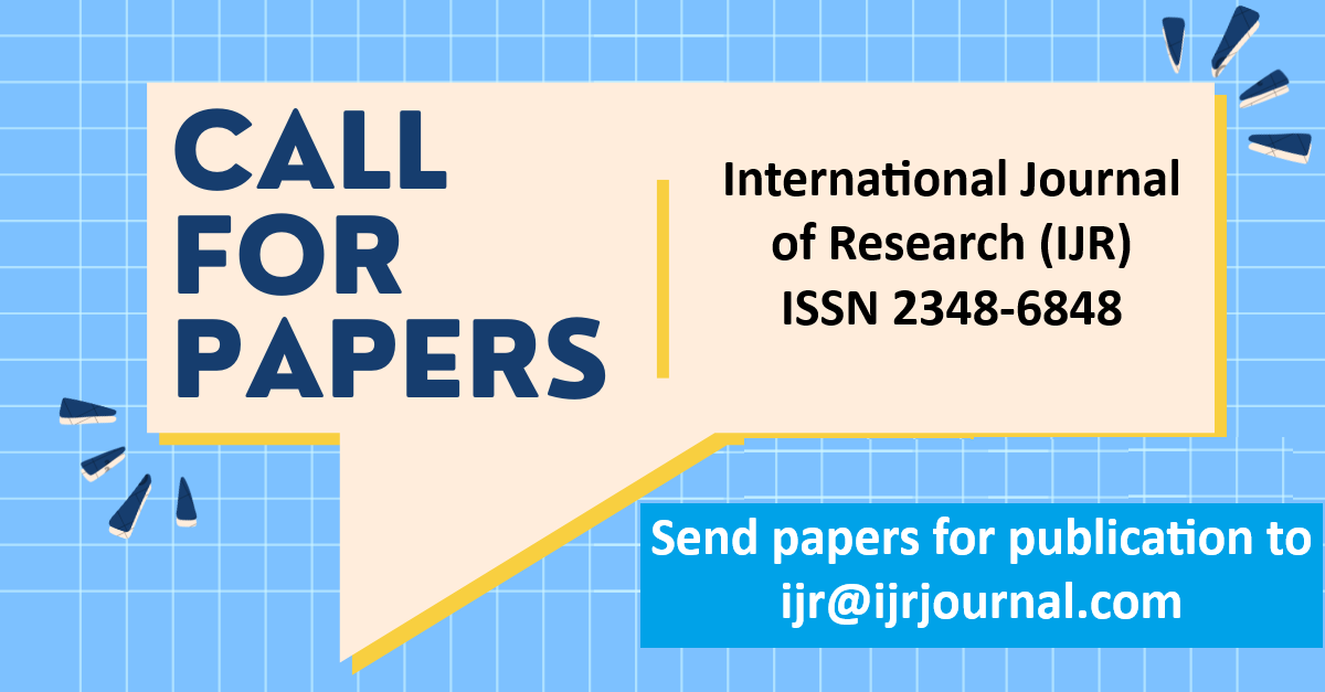 Call for Papers – International Journal of Research (IJR) – Eduindex